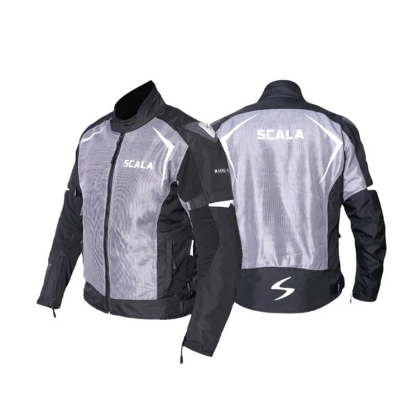 Scala Marvel V2 Riding Jacket - Black and Gray – Scala Gears